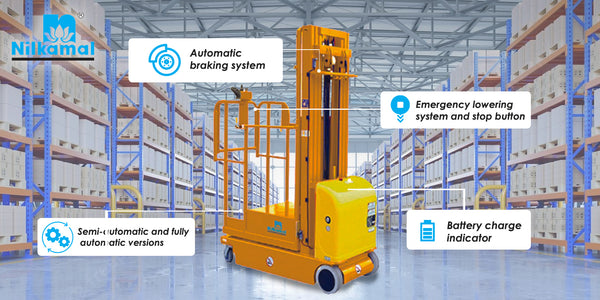 6 Features of Nilkamal's Vertical Order Picker Every Warehouse Should ...